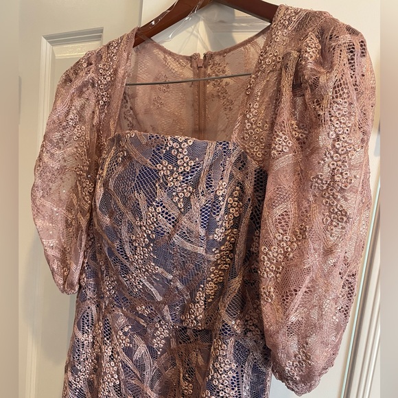 JS Collections | Dresses | Js Collections Lace Dress 8 Blush Pink Royal ...